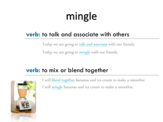 Vocab Words - List 1 | PPT
