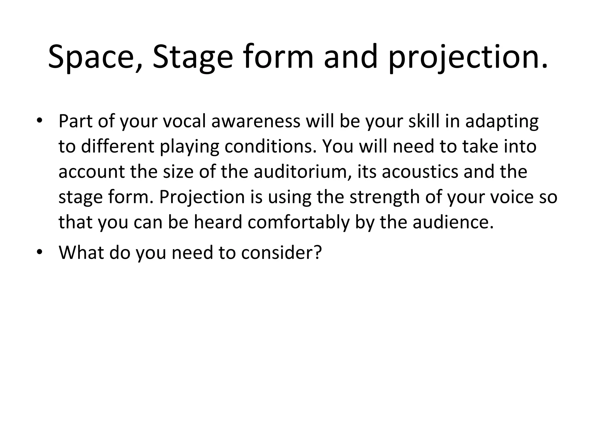 Vocal awareness | PPT