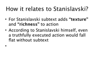 Vocal communication subtext | KEY