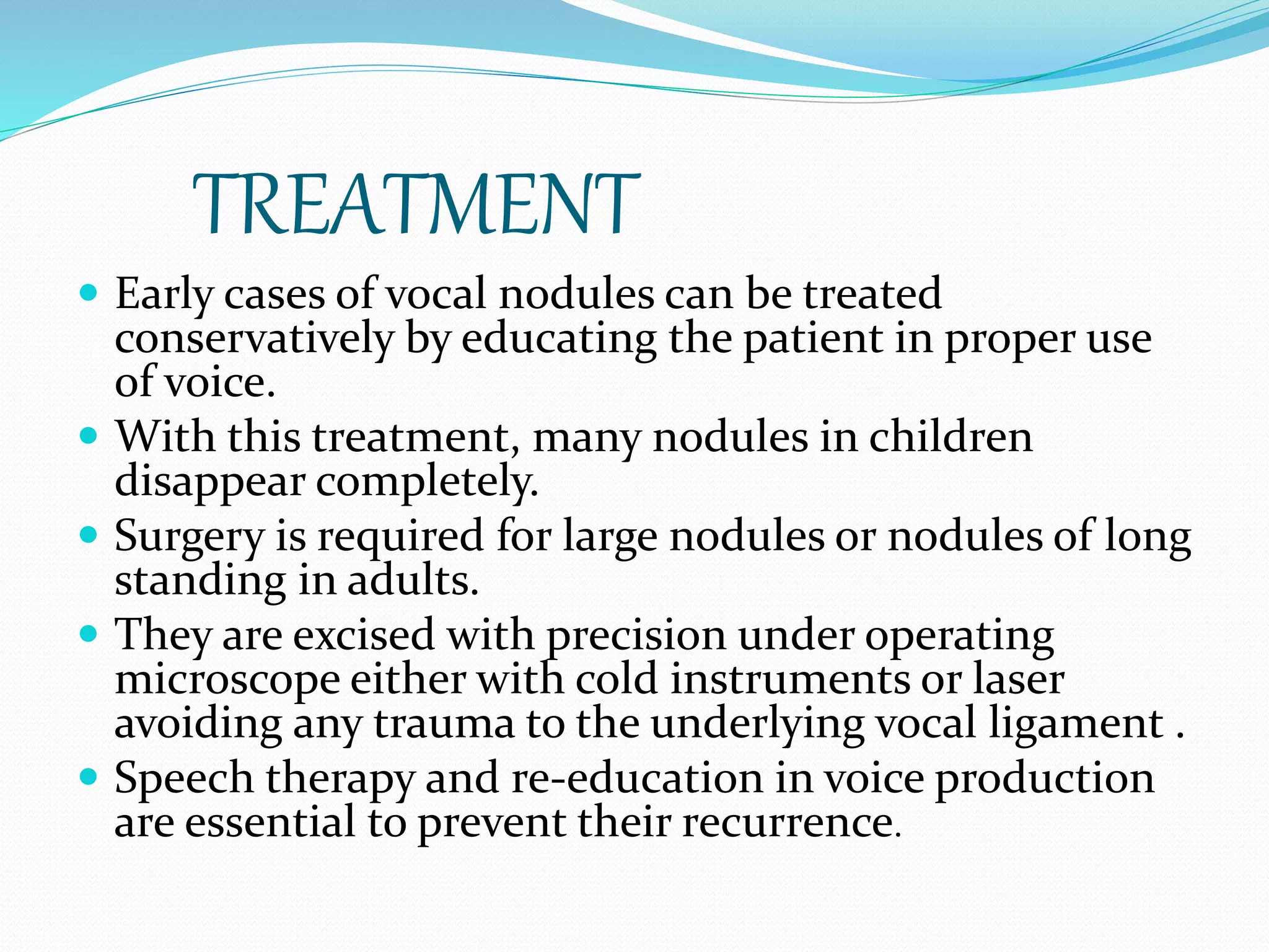 Vocal cord nodule | PPTX