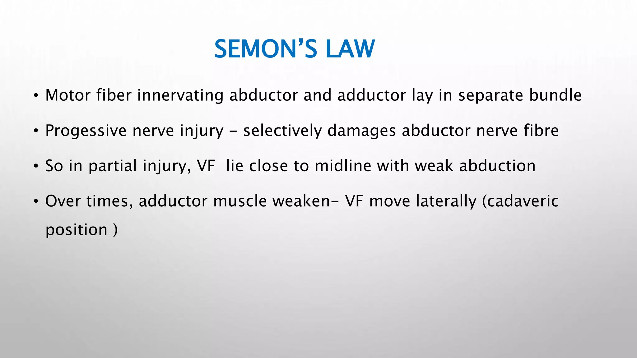 Vocal cord paralysis | PPTX