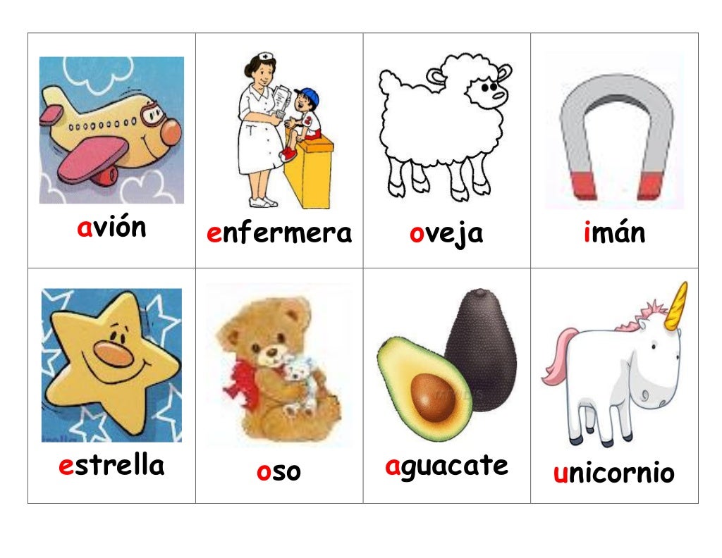Vocales loteria