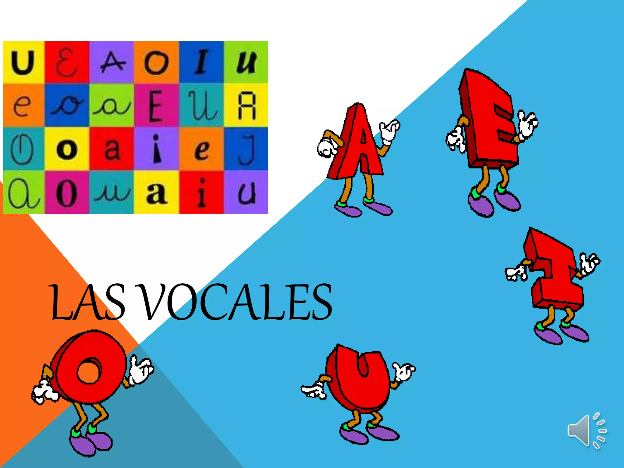 Vocales animadas enseñanza didactica presentacion en powerpoint | PPTX