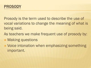 Vocal expression; chapter 11 | PPTX