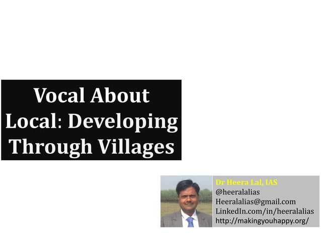 Vocal for local | PPTX