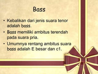 Semua tentang GRUP VOKAL / Vocal Group - Pelajaran Seni Budaya -> Seni ...
