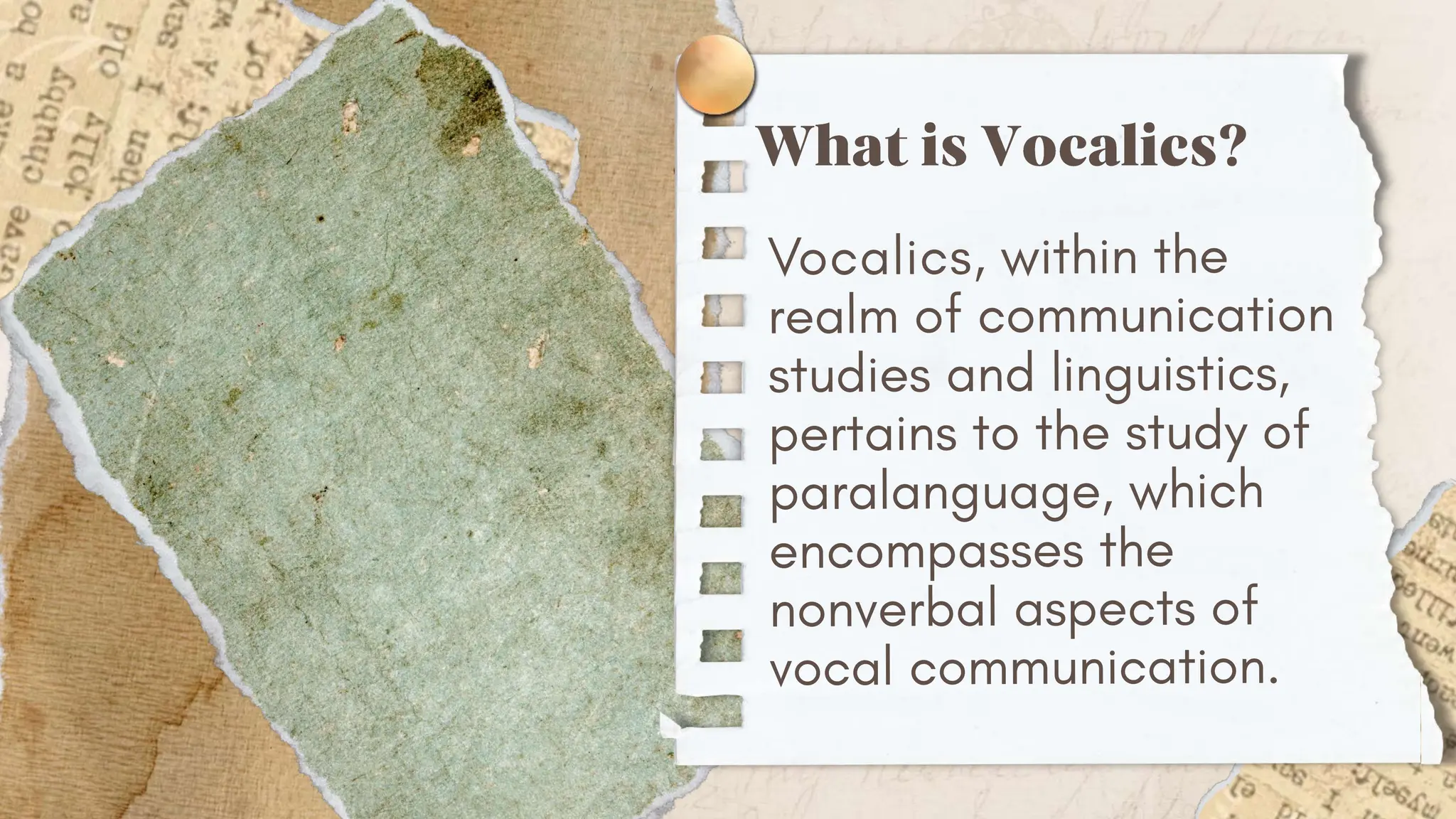 Types of Non-Verbal Communication: Vocalics | PPTX