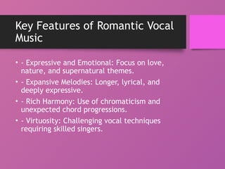 Vocal_Music_Romantic_Period 4TH QUARTER MUSIC | PPT