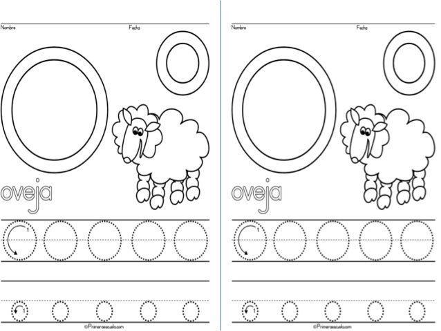 Las Vocales Trabajamos La Letra O VOCALES