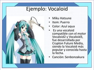 Vocaloid | PPTX