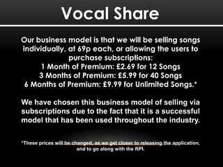 Vocal share | PPTX