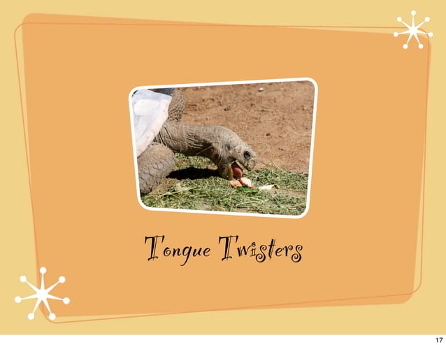 "Trippingly on the Tongue": Vocal Technique for Interpreters | PPT