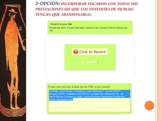 VOCAROO - TUTORIAL: PINAR DE LA RUBIA | PDF
