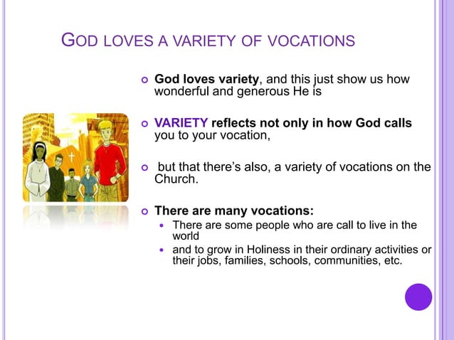 Vocation | PPTX | Christianity | Religion & Spirituality