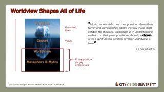 Theology of Work and Worldview | PPTX