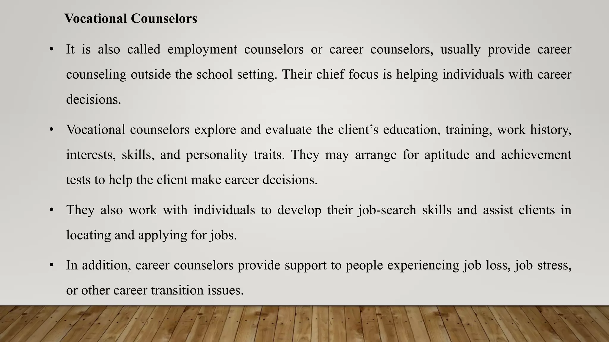 Vocational Counselling | PDF