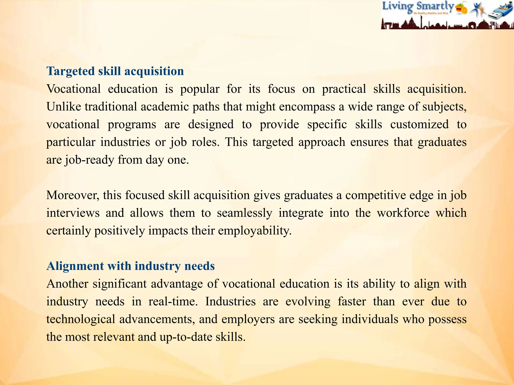 Vocational Education Improves Employability | PPTX