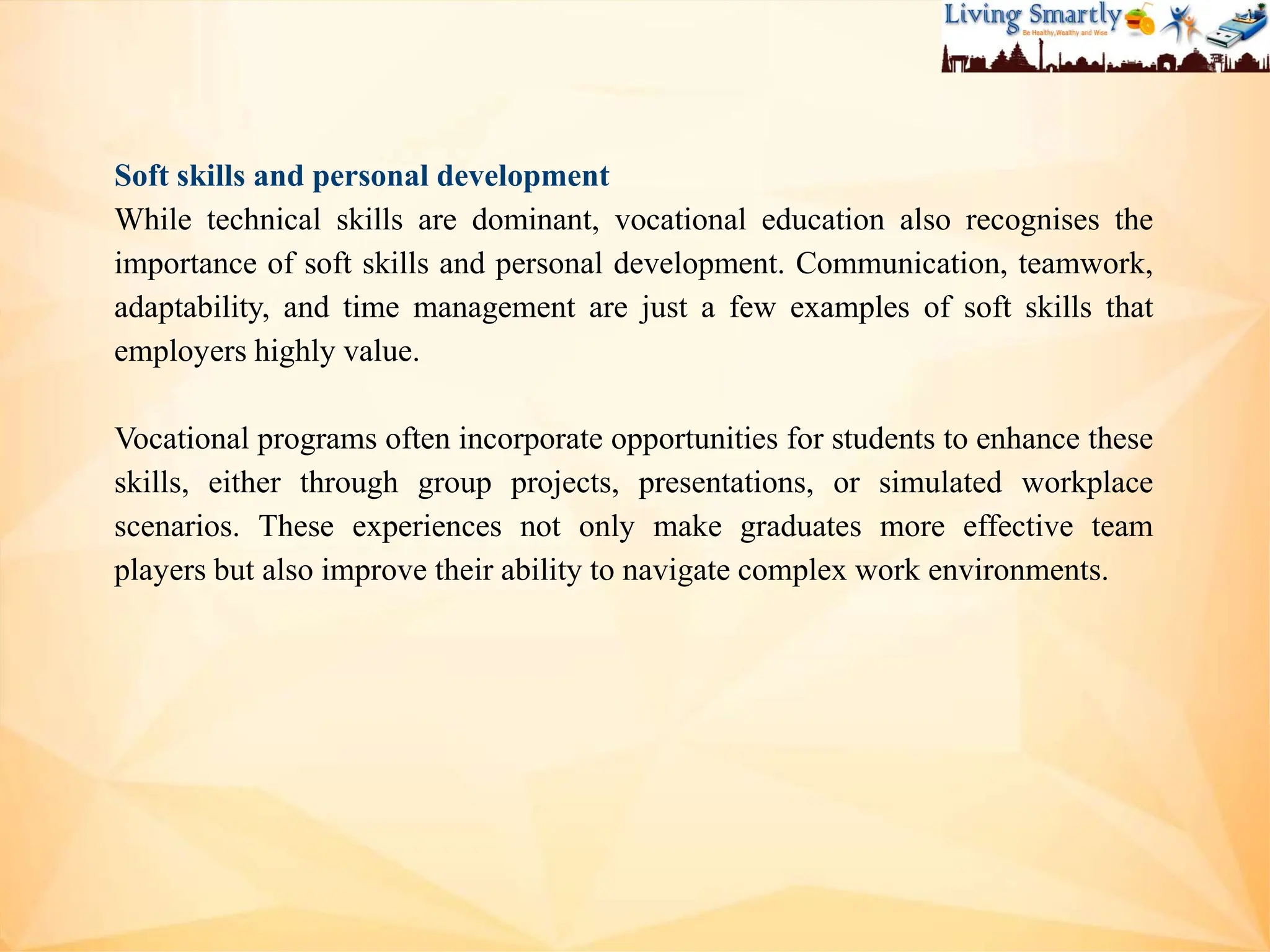 Vocational Education Improves Employability | PPTX