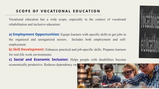 Vocational education Need, scope, status of vocational education.pptx