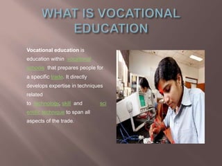 Vocational education | PPTX
