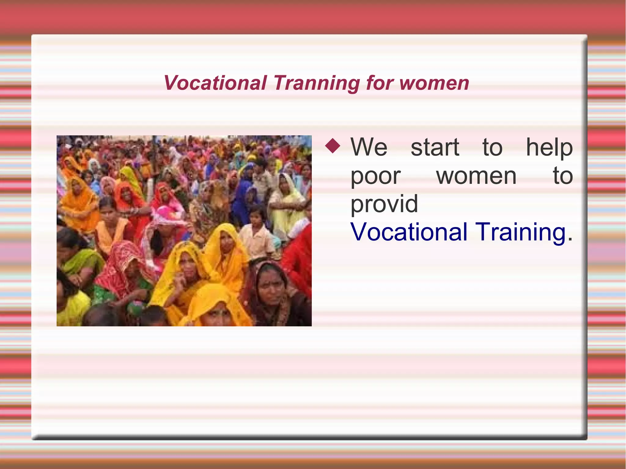 Vocational Training for Poor Women Jaipur, India | ODP