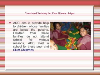 Vocational Training for Poor Women Jaipur, India | ODP