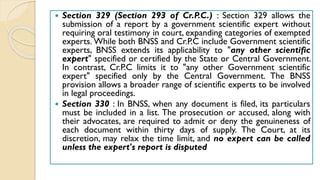 Forensic Science and New Criminal Laws BNS, BNSS, BSA, 2023 | PDF