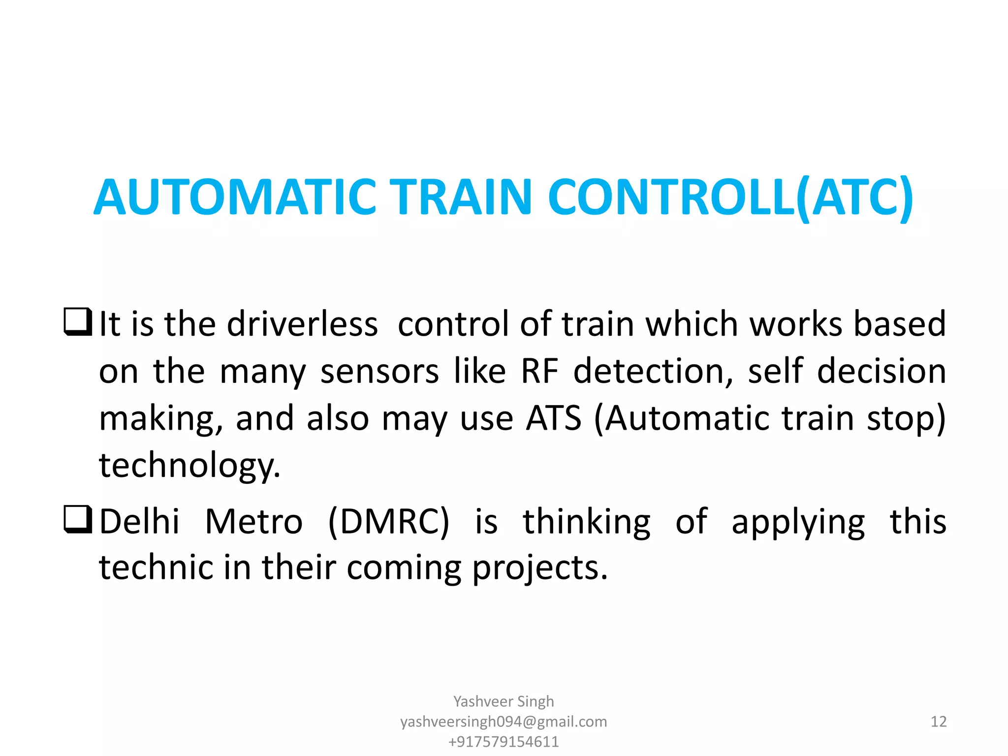 Vocational training (railway signaling) | PPTX