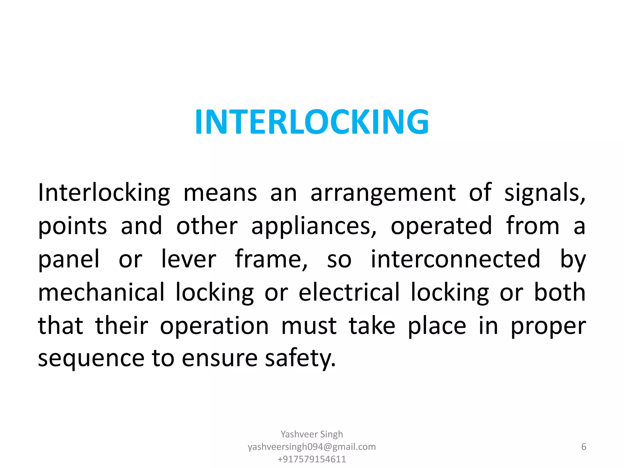 Vocational training (railway signaling) | PPTX