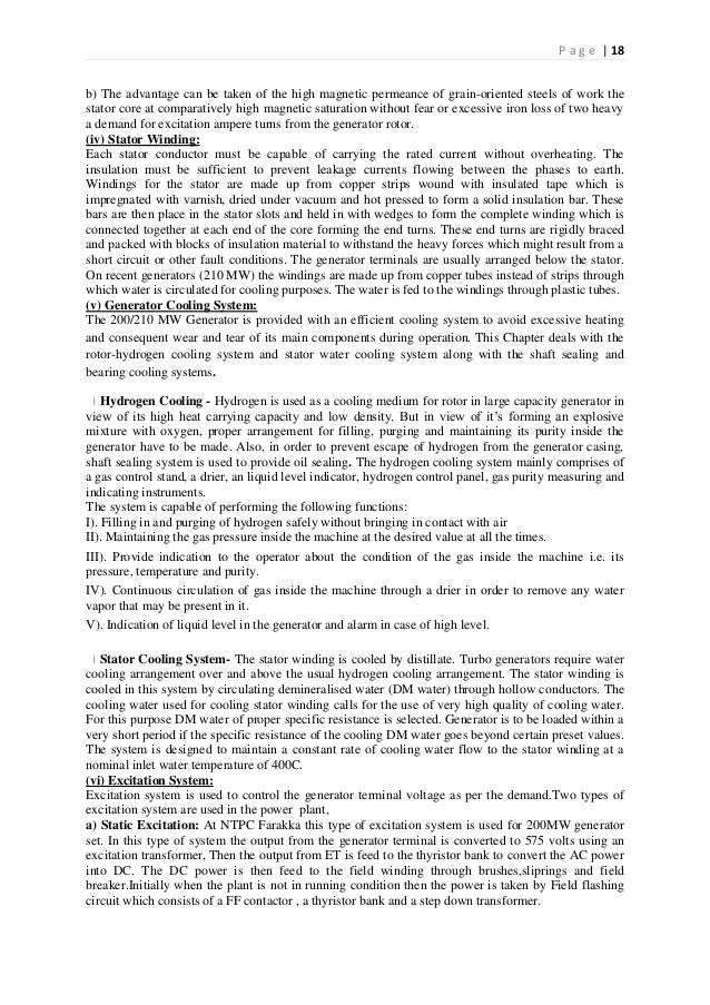 Vocational training report