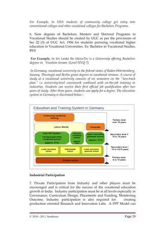 Vocational university concept note | DOC