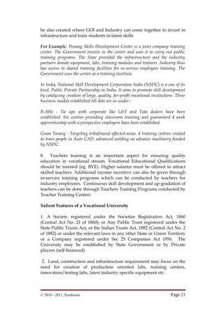 Vocational university concept note | DOC