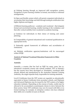 Vocational university concept note | DOC