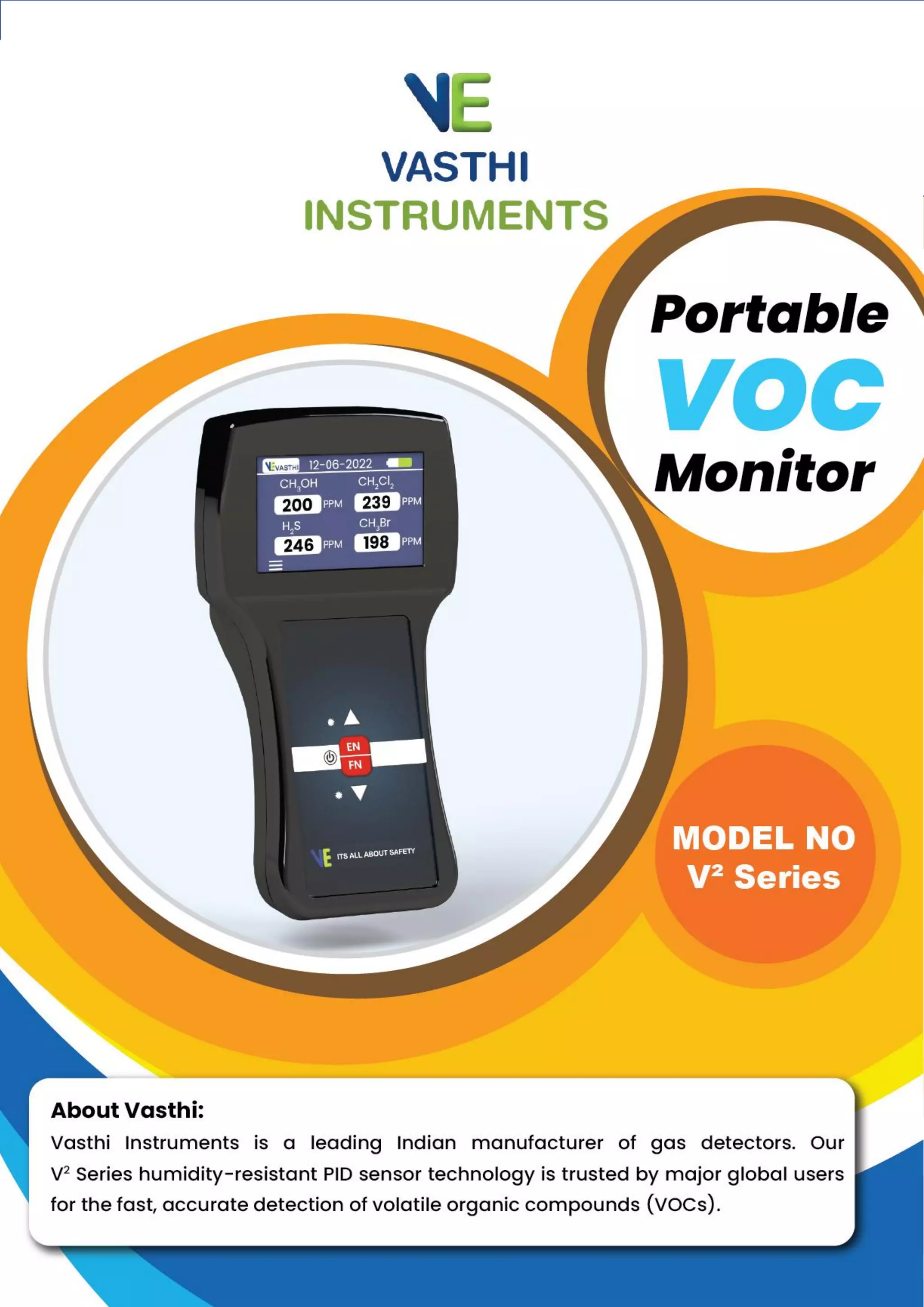 Portable VOC monitor | Vasthi Instruments | PDF | Indoor Environmental ...