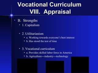 vocational curriculum | PPT