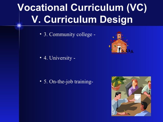 vocational curriculum | PPT