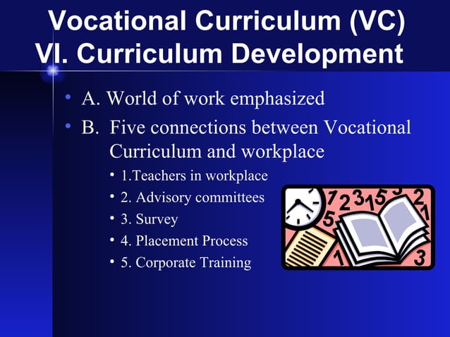 vocational curriculum | PPT