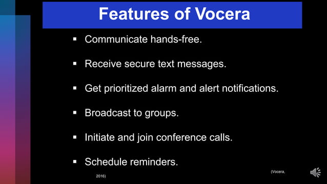 VOCERA.pptx | Healthcare Industry | Industries