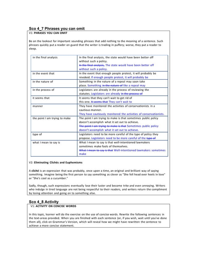 VO for Learning English Writing | PDF