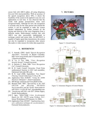VoCoRoBo: Remote Speech Recognition and Tilt Sensing Multi-Robotic System | PDF