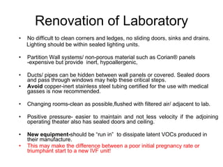 IVF Lab. design | PPT