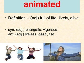 Vocabulary Workshop Unit 3 Grade 7 Part 1.ppt