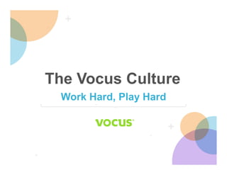 Vocus Organizational Culture | PDF