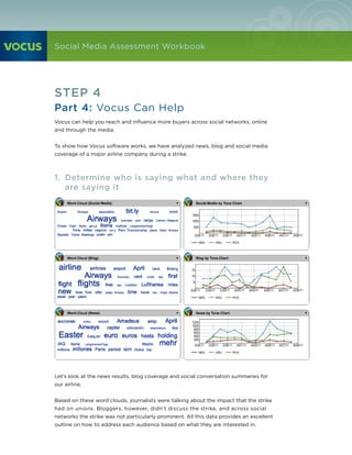 Social Media Assessment Workbook | PDF