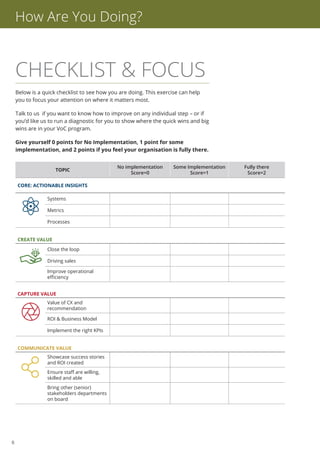 Your VoC Programme is underperforming - and you know it | PDF