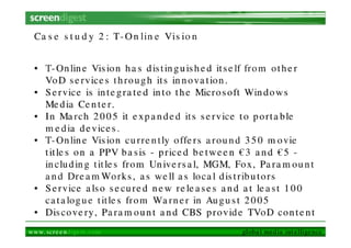 VOD Screen digest | PDF