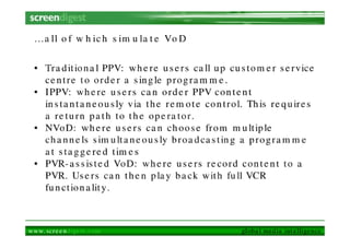 VOD Screen digest | PDF