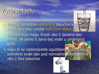 Voda | PPT