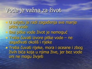 Voda | PPT