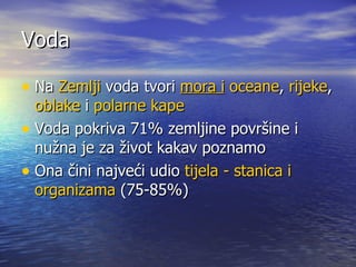 Voda | PPT